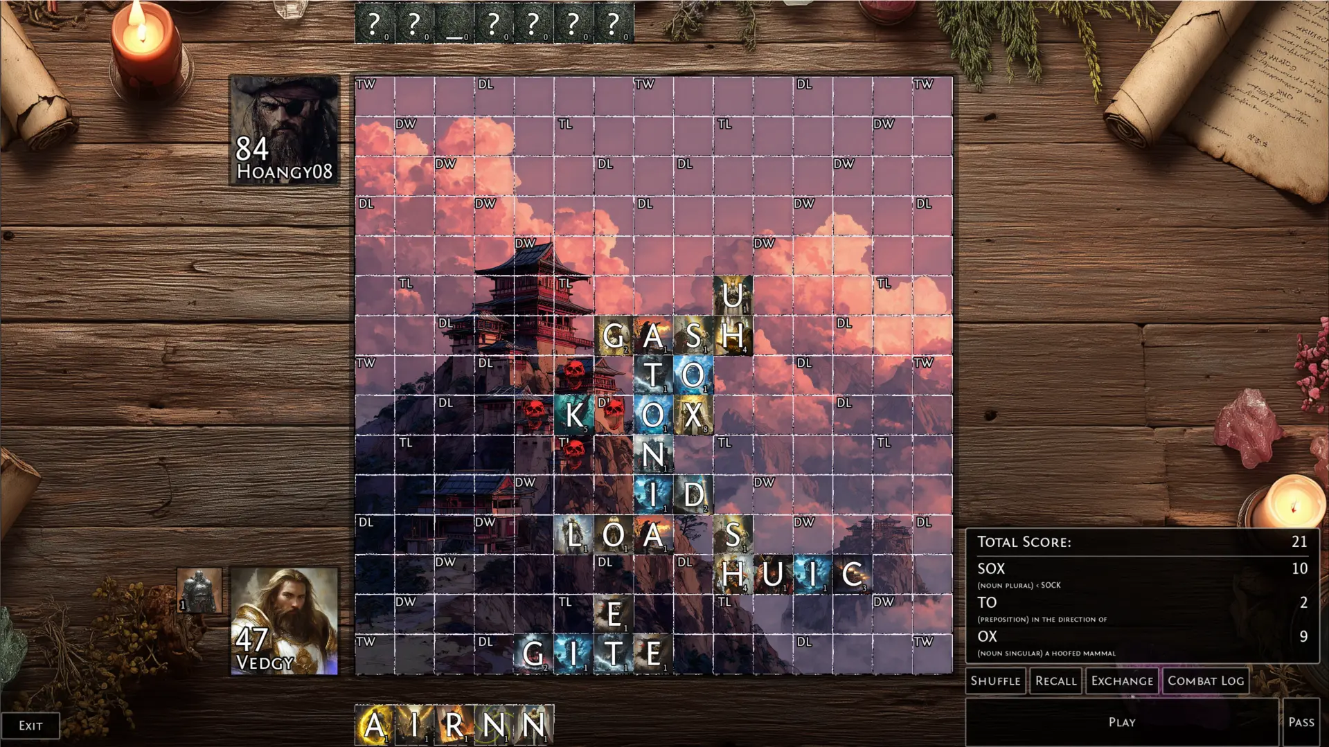 RuneWords - The Crossword RPG